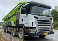 China 2013 Mode Used Concrete Boom Trucks 63m With Scania Chassis for sale