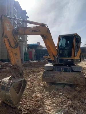 China HYUNDAI Used Excavator Equipment 6 Ton 39kw / 1700rpm Engine Power for sale
