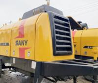 China 2019 Used Stationary Concrete Pump HBT60C 65m3/H With Diesel Engine for sale