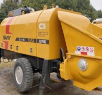 China 2019 Used Stationary Concrete Pump HBT60C 65m3/H With Diesel Engine for sale