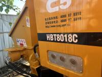 China SANY Used Stationary Concrete Pump 85m3/H HBT8018C-5 7260X2125X2685mm for sale