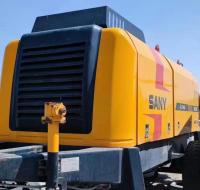 China HBT80C Used Stationary Concrete Pump Truck 2020 Model 85/50m3/H for sale