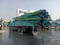 China 4 Axle Used Zoomlion Concrete Pump With 63m Boom length for sale