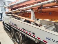 China 2012 ZoomLion 49M Used Concrete Pump Truck within Benz Chassis for sale