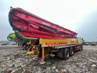 China 2020 SANY 56m Used Concrete Pump Truck  With Benz Chassis for sale