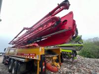 China 2020 SANY 56m Used Concrete Pump Truck  With Benz Chassis for sale