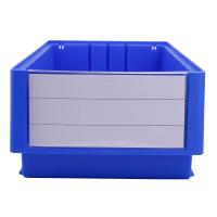 China Solid Box Style Plastic Shelf Bin Perfect for Workbenches and Stacking Boxes for sale