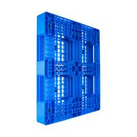 China 4-Way Entry Black Recycled HDPE Disposable Package Pallet for Storage and Transportation for sale