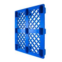 China ISO9001 Certified Plastic Flat Nine Feet HDPE Blue Pallet for Logistics Industry Storage for sale