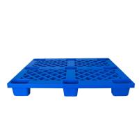 China ISO9001 Certified Plastic Flat Nine Feet HDPE Blue Pallet for Logistics Industry Storage for sale