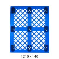 China ISO9001 Certified Plastic Flat Nine Feet HDPE Blue Pallet for Logistics Industry Storage for sale