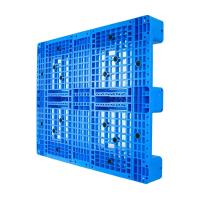 China 1200*1000*150mm PP/PE Material Solid Single Faced Plastic Pallet for Material Handling for sale