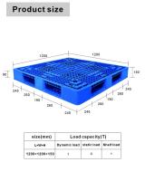 China ISO 1212x150mm Certified Single Face Pallets for Easy Transportation and Storage for sale