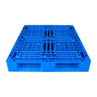 China 4tone Static Load Plastic Pallet Custom Heavy Duty Double Faced for Material Handling for sale