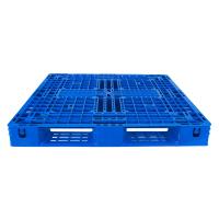 China Double Faced Heavy Duty Large Blue 4 Way HDPE Custom Euro Plastic Pallet Making Machine for sale