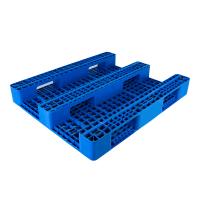 China Customized Logo PP Plastic Pallet Single Solid Flat Closed Deck for Dynamic Load 1.5tone for sale
