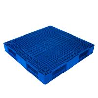 China Material Handling Double Faced Euro Standard Heavy Duty Plastic Pallet with Steel Bar for sale