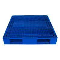 China Material Handling Double Faced Euro Standard Heavy Duty Plastic Pallet with Steel Bar for sale