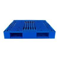 China Material Handling Double Faced Euro Standard Heavy Duty Plastic Pallet with Steel Bar for sale