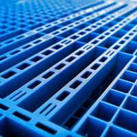China Material Handling Double Faced Euro Standard Heavy Duty Plastic Pallet with Steel Bar for sale
