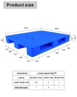 China HDPE Four Way Nestable Grid Plastic Pallet for Food and Beverage Handling Efficiency for sale