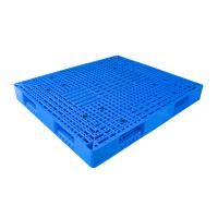 China Double Faced Heavy Duty Plastic Euro Pallet with Reinforcement Steel Bar OEM Accepted for sale