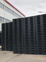 China 1 Ton Heavy Duty Plastic Pallet Euro Pallet Single Faced with HDPE PP and PE Materials for sale