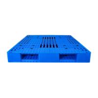 China Double Faced Heavy Duty Plastic Euro Pallet with Reinforcement Steel Bar OEM Accepted for sale