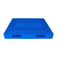 China Double Faced Heavy Duty Plastic Euro Pallet with Reinforcement Steel Bar OEM Accepted for sale