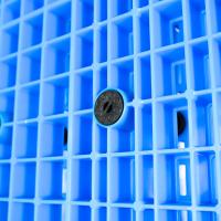 China Double Faced Heavy Duty Plastic Euro Pallet with Reinforcement Steel Bar OEM Accepted for sale
