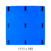 China Single Faced Heavy Weight Plastic Pallet 1200x1000mm Customized OEM Solutions Offered for sale