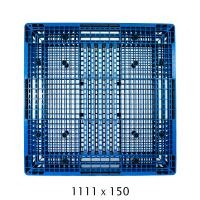 China 1100*1100*150mm HDPE Open Deck Warehouse Reusable Plastic Pallets with Durable Design for sale
