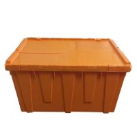 China Top Tote Reusable Solid Style Nestable PP Material Stackable Crate for Moving for sale