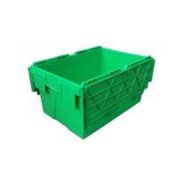 China Top Tote Reusable Solid Style Nestable PP Material Stackable Crate for Moving for sale
