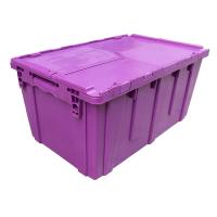 China Top Tote Reusable Solid Style Nestable PP Material Stackable Crate for Moving for sale