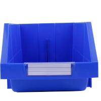 China Semi-open Front Divisible Hanging Rack Plastic Parts Picking Storage Bin 214x280x175mm for sale