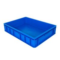 China Supermarket Exclusive Food Grade Turnover Boxes 555x415x115mm for Vegetable Logistics for sale