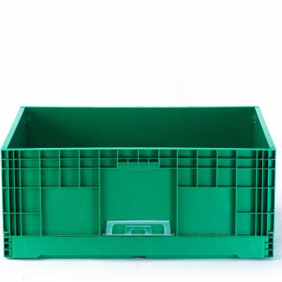 China Customized 800x600x340mm EU Tooling Storage Container Collapsible Moving Plastic Crate for sale