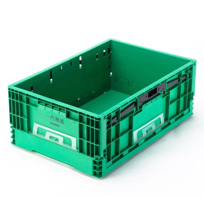 China Customized Logo PP Collapsible Plastic Crate in EU for Fruit and Vegetable Storage for sale