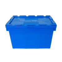 China Customized Color Solid Plastic Moving Crate for Stacking and Nesting in Logistics for sale