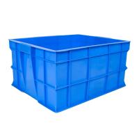 China Customized Color Stackable Plastic Storage Crate Solid Moving Crate Vegetable Plastic Turnover Box for sale