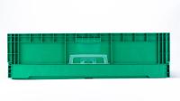 China 800x600x230mm Collapsible Plastic Vegetable Crate for Industrial Storage and Shipping for sale