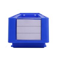China Versatile Workbench Storage Solution Customized Color Plastic Shelf Bin with Divider for sale