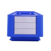 China Stackable Plastic Shelf Bins for Screws Commercial Customized Color and Foldable for sale