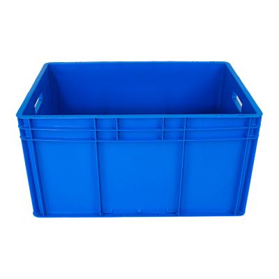 China Stackable Plastic Turnover Solid Box Industrial Storage Moving Crate for Eco-Friendly for sale
