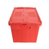 China Stackable Moving Box Plastic Storage Container with Lid Accetable OEM ODM for sale