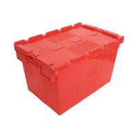 China PP Customized Color Tote Box for Storage Solid Plastic Turnover Logistic Container for sale