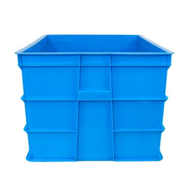 China Customized Logo PP Plastic Moving Crate for HDPE Logistic Turnover Storage in Supermarket for sale