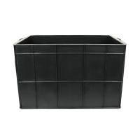 China Logistic Turnover Solid Box HDPE Plastic Vegetable Fruit Crate for Secure Storage for sale