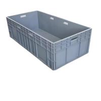 China 1200x600mm EU Crate PP Plastic Solid Box Style Rectangle Shape for Packaging Foldable NO for sale